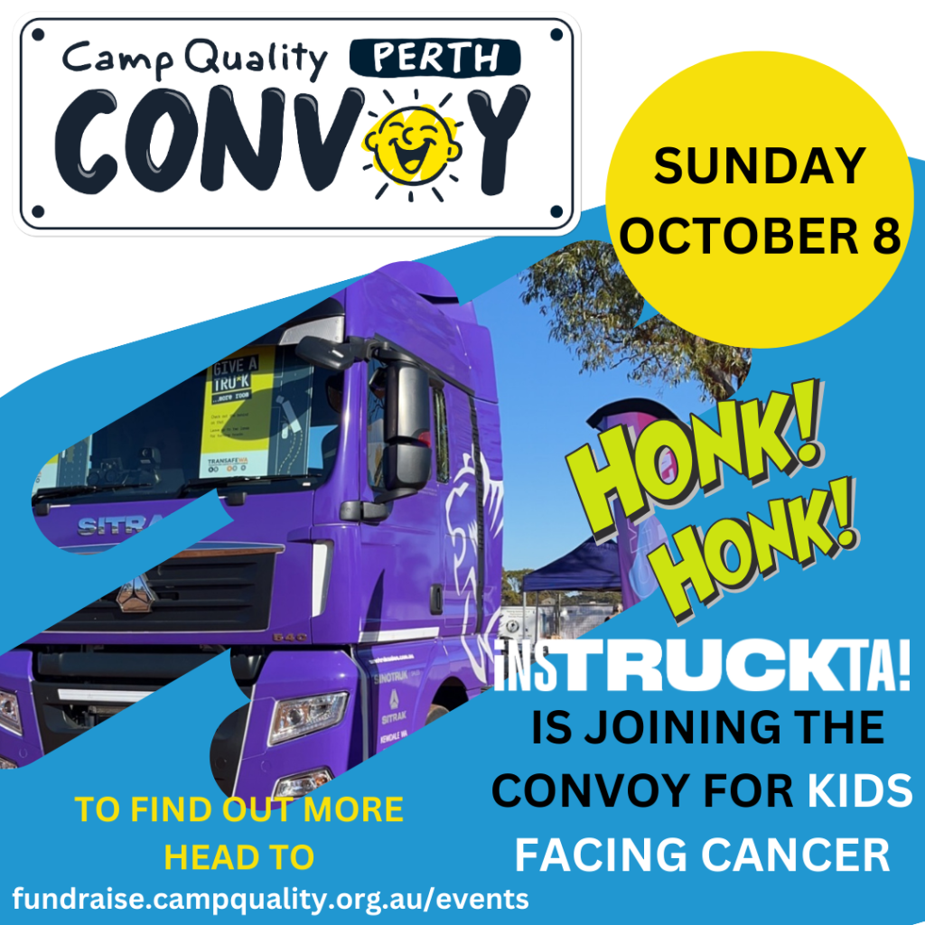 Camp Quality Perth Convoy – Transafe WA